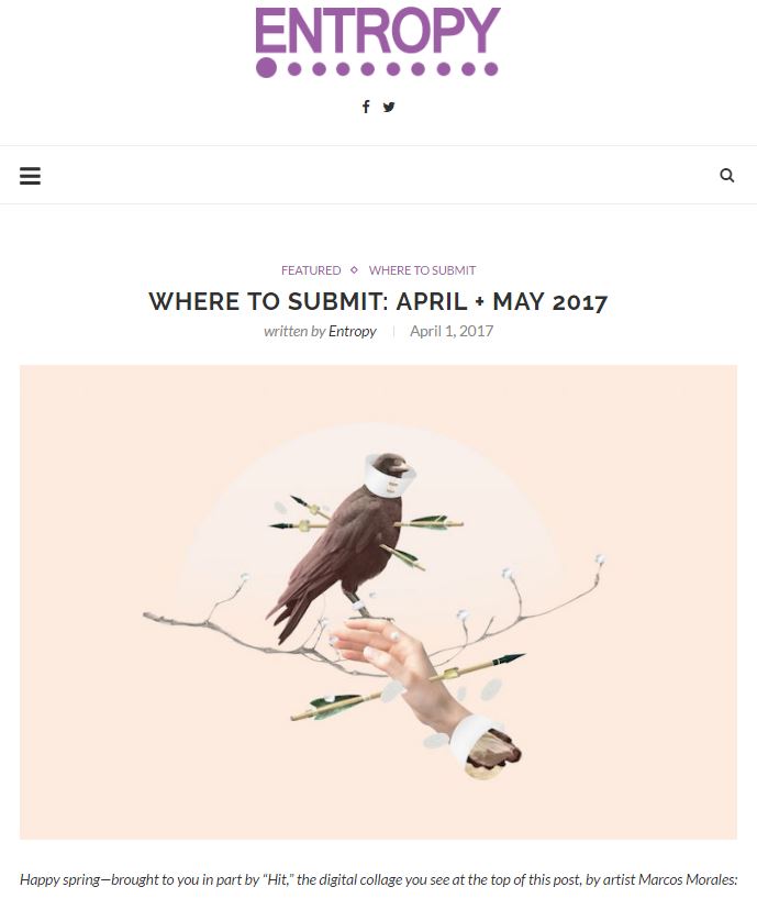 Where to Submit in Apr/May 2017 by Entropy (filtered for no fee only ...