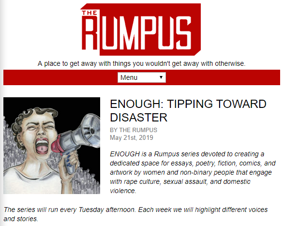 My poem "In my mother's mouth" in The Rumpus + NO FEE call for their ...