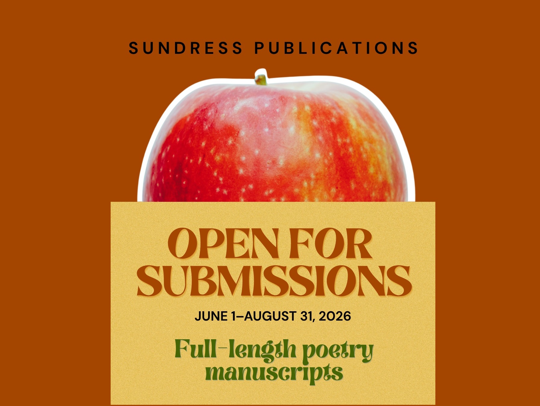 NO FEE full-length poetry book call + editor interview – Sundress, NO ...